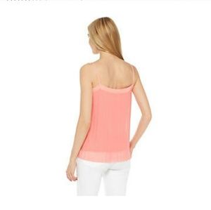 The Limited | Tops | 3 Vneck Spaghetti Strap Plisse Tanks With Trim ...